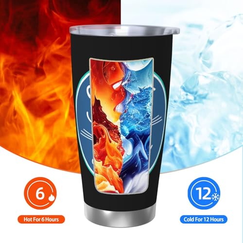JIESAJ Pro Life Logo Insulated Tumbler 20oz Insulated Tumbler For Men Woman'S