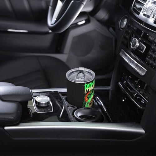 HIKTIEK Parkway Musics Drive Stainless Steel Insulated Car Sippy Cup With Lid Travel Mug for Cold Hot 20 oz