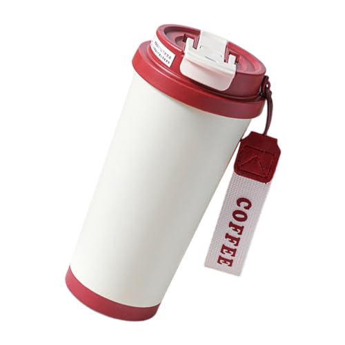 Mikinona Sulated Stainless Steel Travel Mug Straw Lid Hot Cold Beverage Tumbler for Men Women Portable Insulated Cup for Car Office Sports Camping