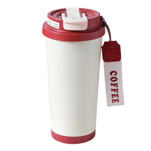 SHOWERORO Vintage Style Insulated Mug Double-walled Stainless Steel Travel Cup Insulated for Hot Tea or Cold Iced Coffee for Men Women