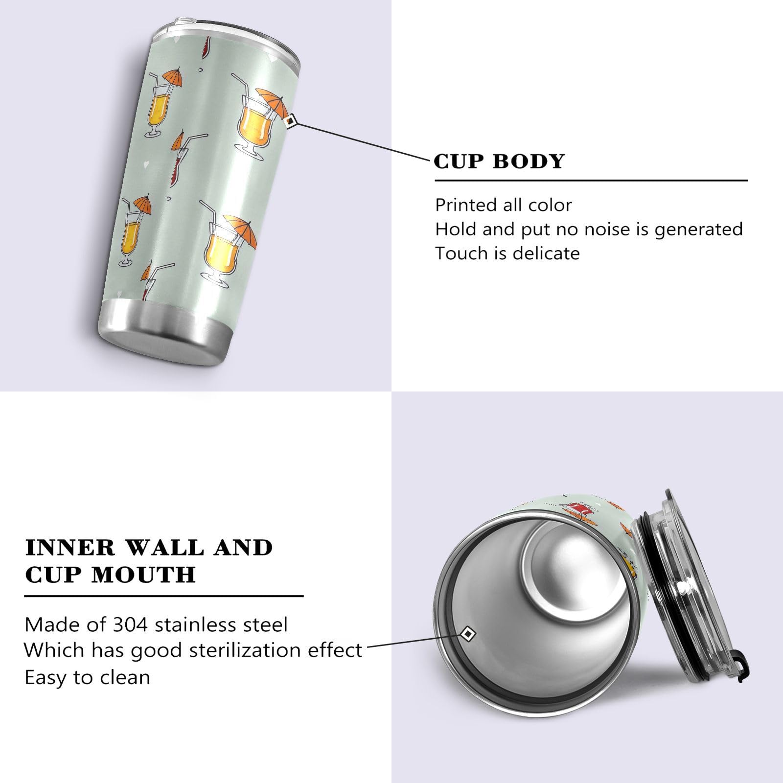 HXshaoye juice sunshade heart grey colorful Stainless Steel cups for hot and cold with Straw Lid coffee mug with lid for hot and cold drinks simply modern mug 20 oz vasos para cafe caliente termico