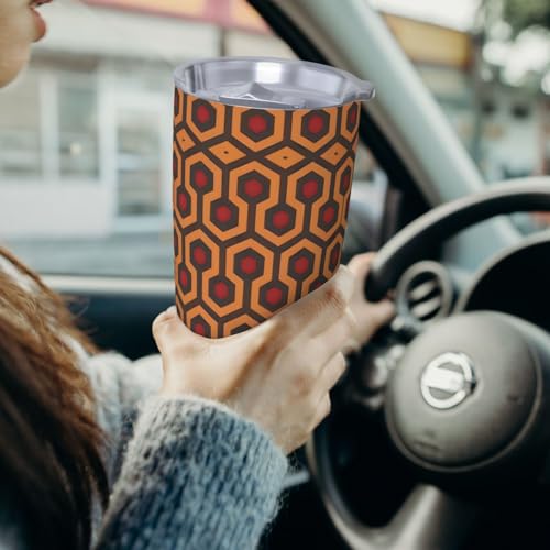 WXZYFP Car cup (single silver rim), can use a straw or drink directly, easy to use.Shining Overlook