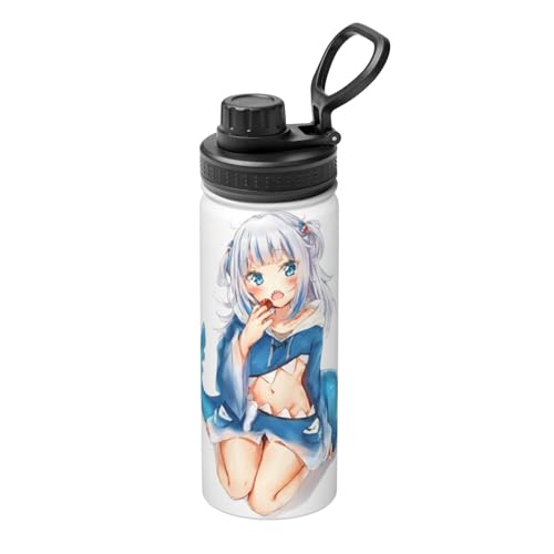 Gawr Music Gura Tumbler 18 oz Stainless Steel Sports Insulated Kettle Travel Drinking Cup Water Bottle with Lid