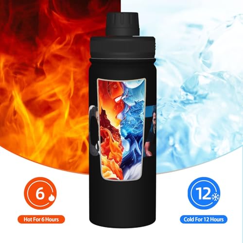 Mozzys Tumbler 18 oz Stainless Steel Sports Insulated Kettle Travel Drinking Cup Water Bottle with Lid