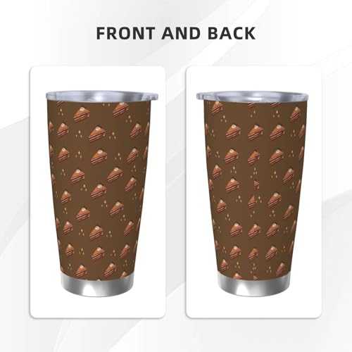 WXZYFP Car cup (single silver rim), can use a straw or drink directly, easy to use.Chocolate Squares Cake