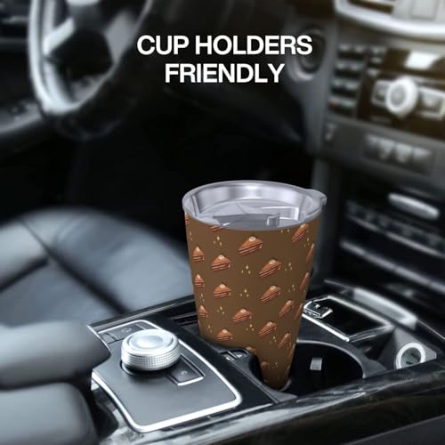 WXZYFP Car cup (single silver rim), can use a straw or drink directly, easy to use.Chocolate Squares Cake