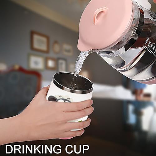 WYUSPGK 304 Stainless Steel Insulated Cup, Sheep Print Smooth Rim, Durable & Reusable - Perfect for Office, Home, And Travel