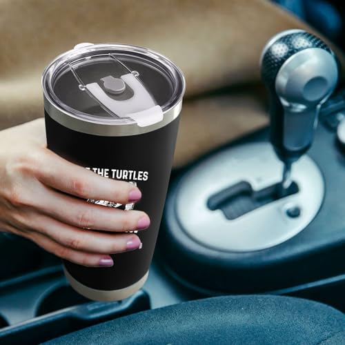 liabiliies save the turtles hit it raw Tumbler Coffee Tumblers 20 oz Tumbler with Lid and Straw Insulated Tumblers Stainless Steel Tumbler Funny Gifts for Women