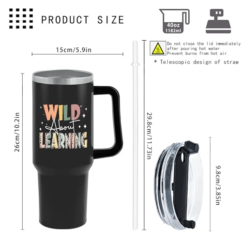 Wild About Learning Tumblers Skinny Employees