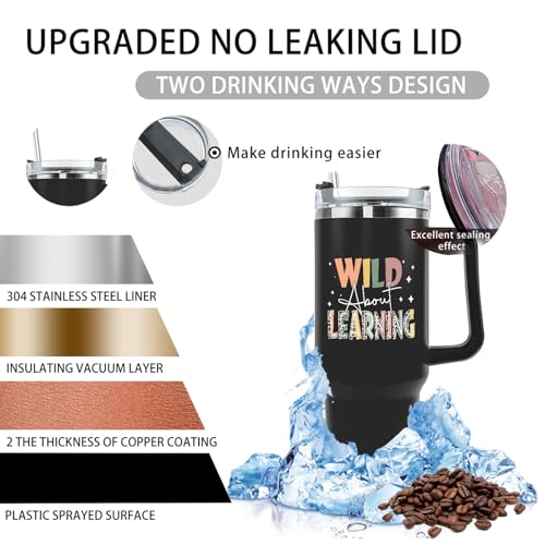 Wild About Learning Tumblers Skinny Employees