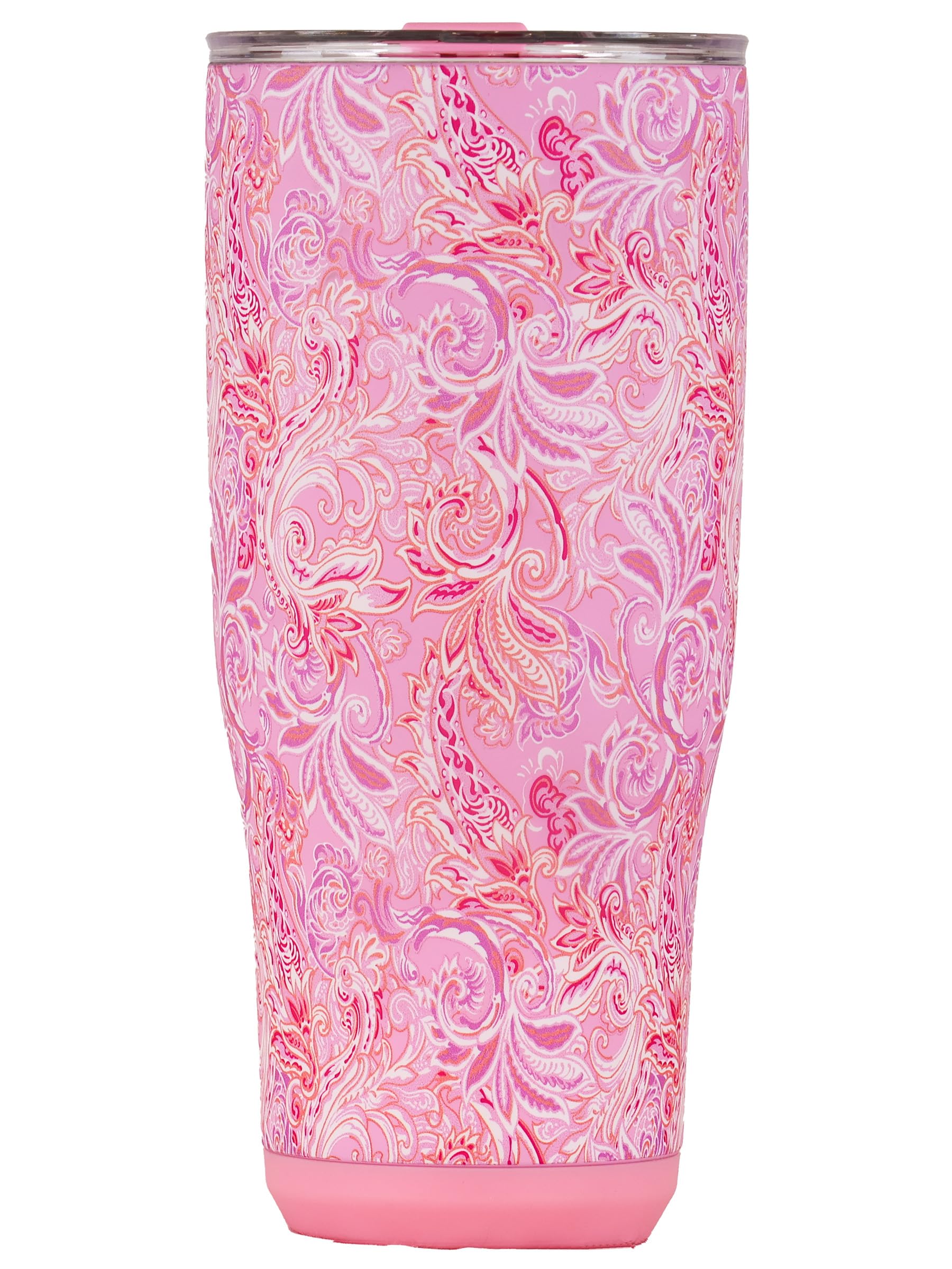 Simply Southern Pink Paisley 30oz Printed Stainless Steel Tumbler
