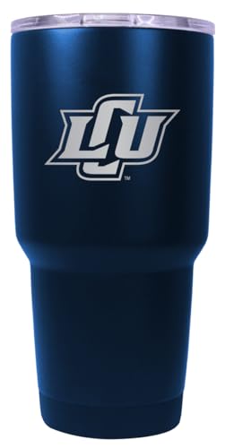 R and R Imports Lubbock Christian University Chaparral 24 oz Engraved Insulated Stainless Steel Tumbler Navy Officially Licensed Single