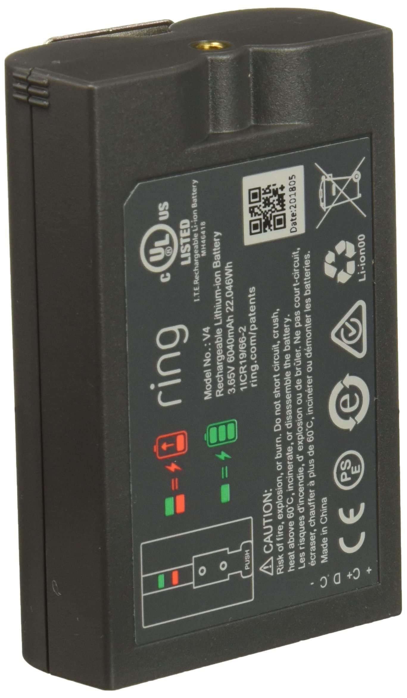 Ring Rechargeable Quick Release Battery Pack (Pack of 2)