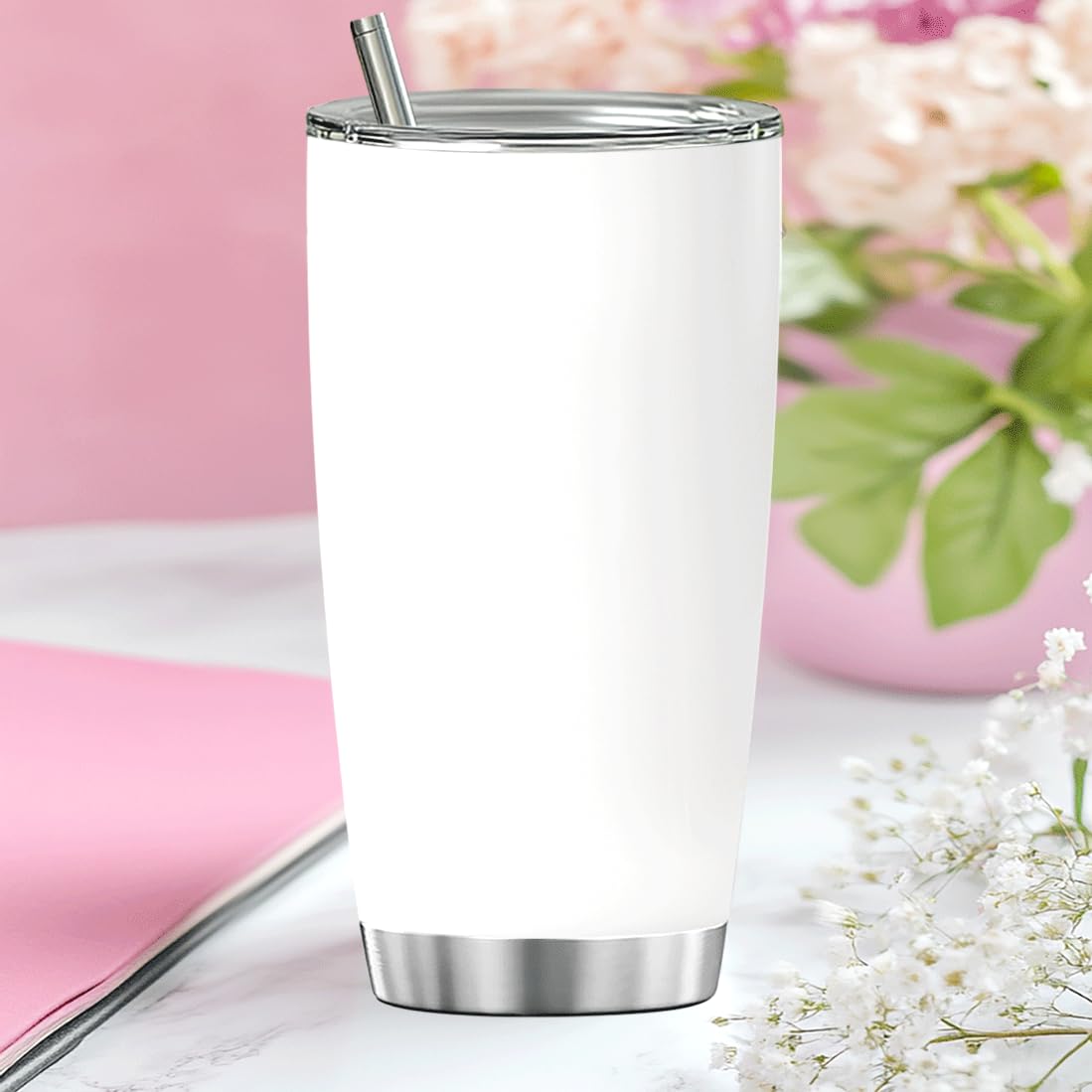 Tumbler Hugo Tea Hamlet Stainless Bonj Iced Coffee Travel Steel 20 Oz Insulated Hot