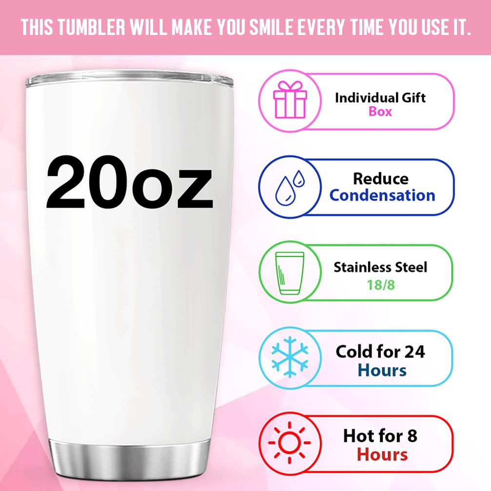Tumbler Hugo Tea Hamlet Stainless Bonj Iced Coffee Travel Steel 20 Oz Insulated Hot