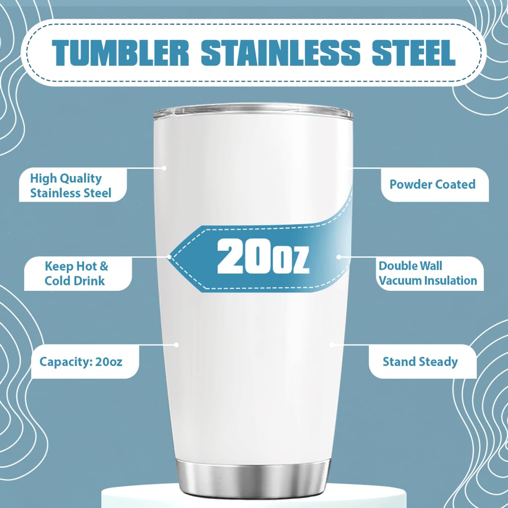 Tumbler Butterfly Tea Iced Jayvik Steel Hot Travel 20 Oz Coffee Stainless Insulated
