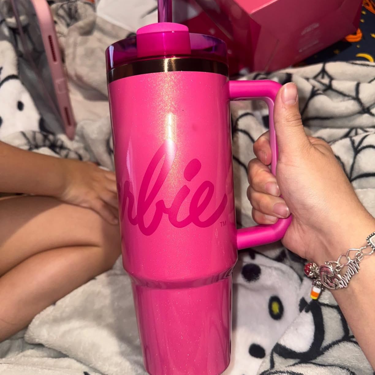 Master Jack 40oz Barb cup Icon 40 oz Tumbler Hot Pink