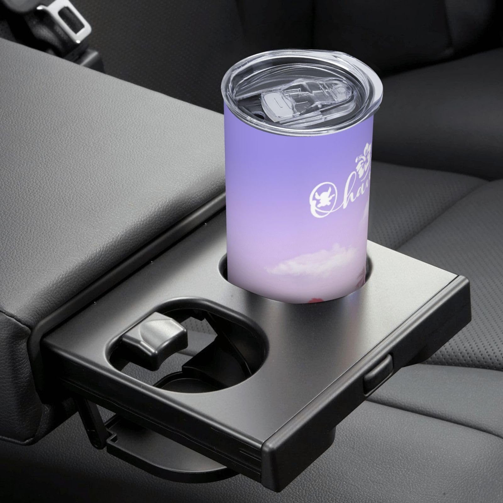 GASPOO Stitch Travel Coffee Mug Cup 20oz Double Wall Vacuum Insulated Stainless Steel Tumbler With Leak-Proof Lid And Straw For Ice And Hot Drink