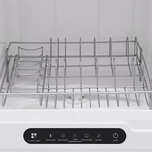 JLYNOWPT Countertop Dishwasher Portable Dishwasher with 5L Built-In Water Tank Mini Dish Washer with 5 Washing Programs and 360° Dual Spray for Small Apartments and Rvs