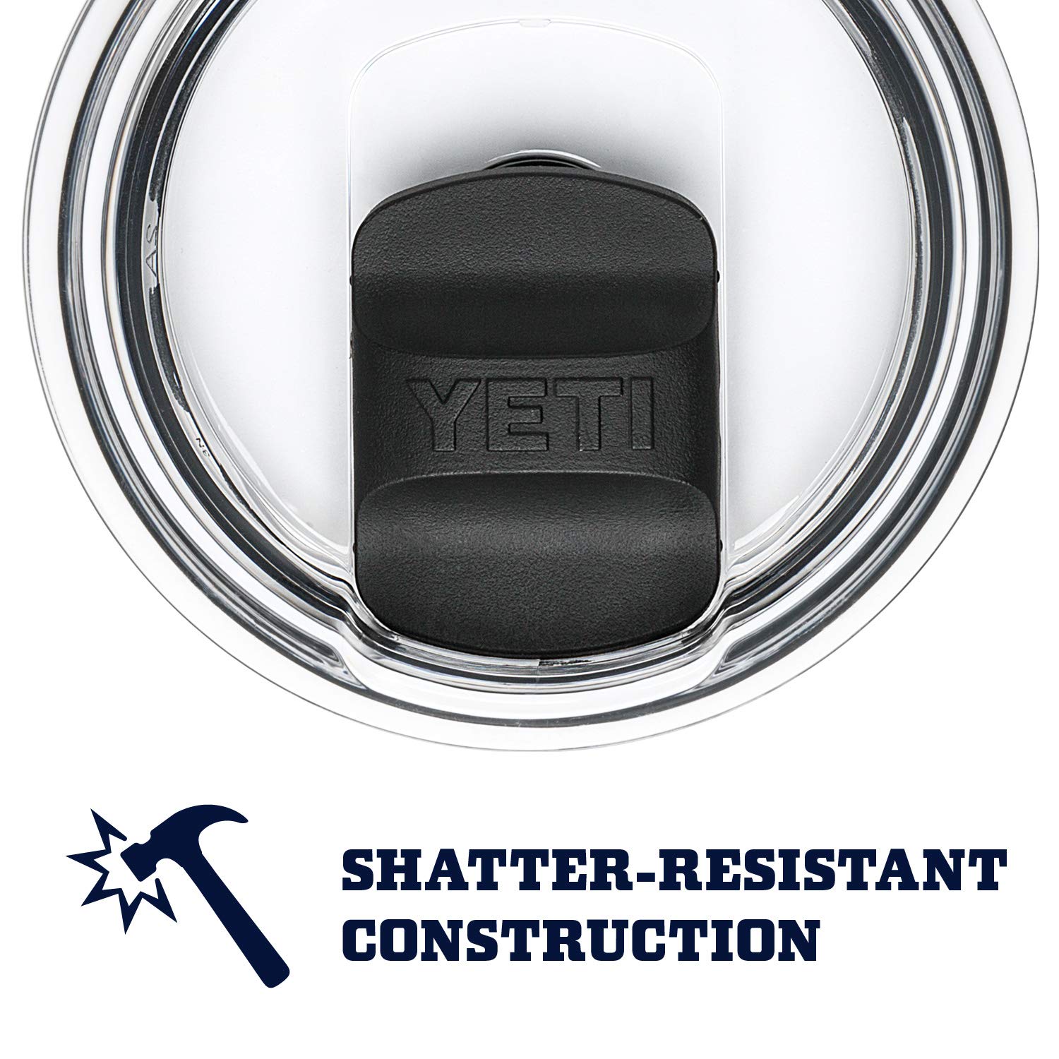 YETI Rambler 20 oz Tumbler with Handle Set, (1) 20 oz MagSlider Tumbler, and (1) 20 oz Handle, Navy