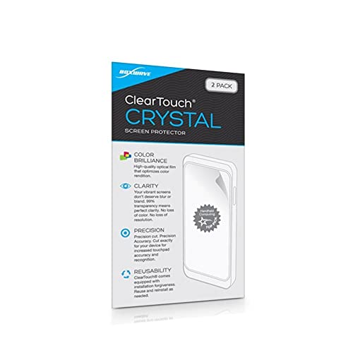 BoxWave Screen Protector Compatible with Ecobee SmartThermostat - ClearTouch Crystal (2-Pack), HD Film Skin - Shields from Scratches