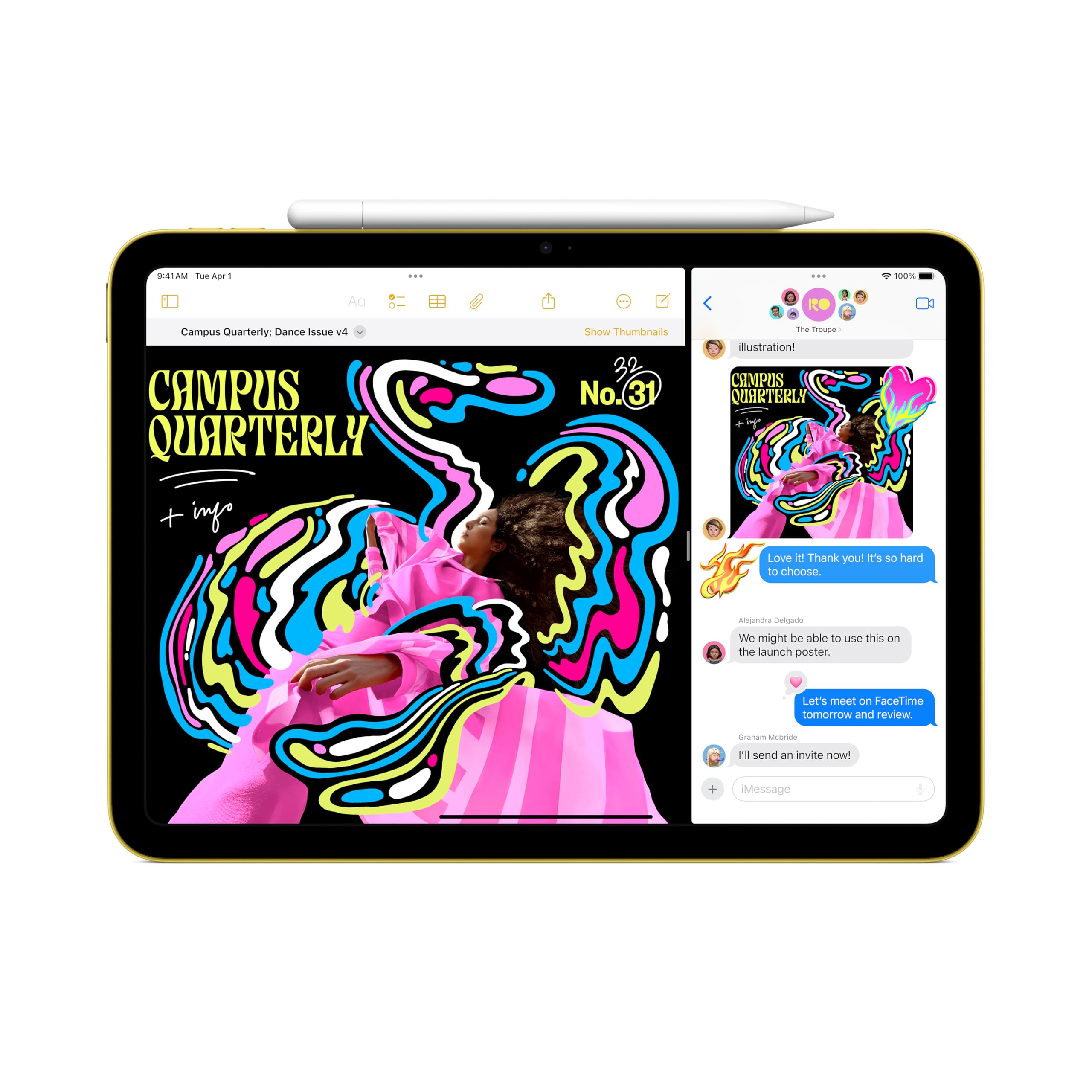 New Apple iPad 11-inch: A16 chip, 11-inch Model, Liquid Retina Display, 128GB, Wi-Fi 6, 12MP Front/12MP Back Camera, Touch ID, All-Day Battery Life — Blue