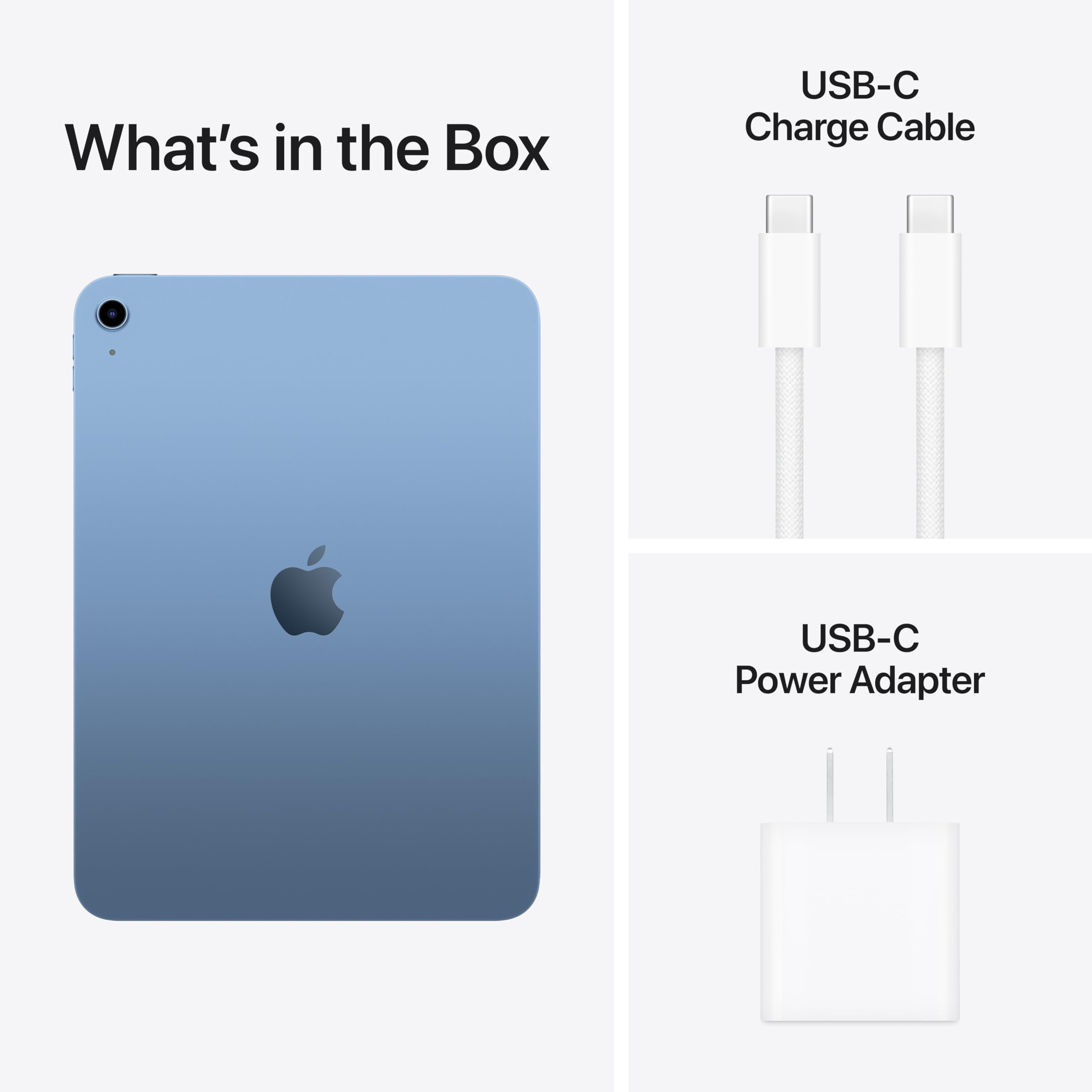 New Apple iPad 11-inch: A16 chip, 11-inch Model, Liquid Retina Display, 128GB, Wi-Fi 6, 12MP Front/12MP Back Camera, Touch ID, All-Day Battery Life — Blue