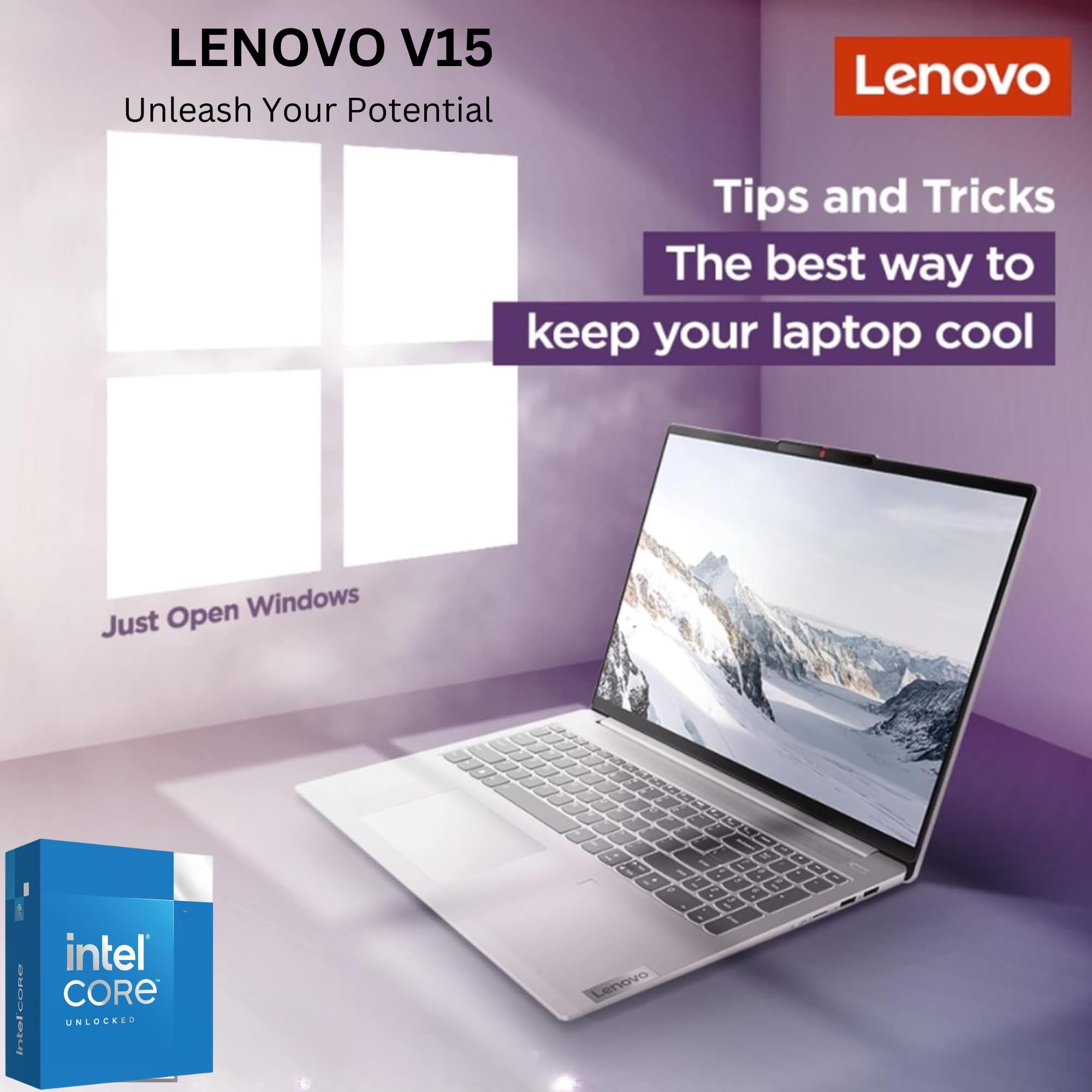 Lenovo V15 Business Laptop • 32GB RAM • 1TB SSD • Intel 4-core Processor • 15.6" FHD • Ethernet Port • HDMI • Windows 11 Pro • Sleek Design • Effortless Elegance (Renewed)