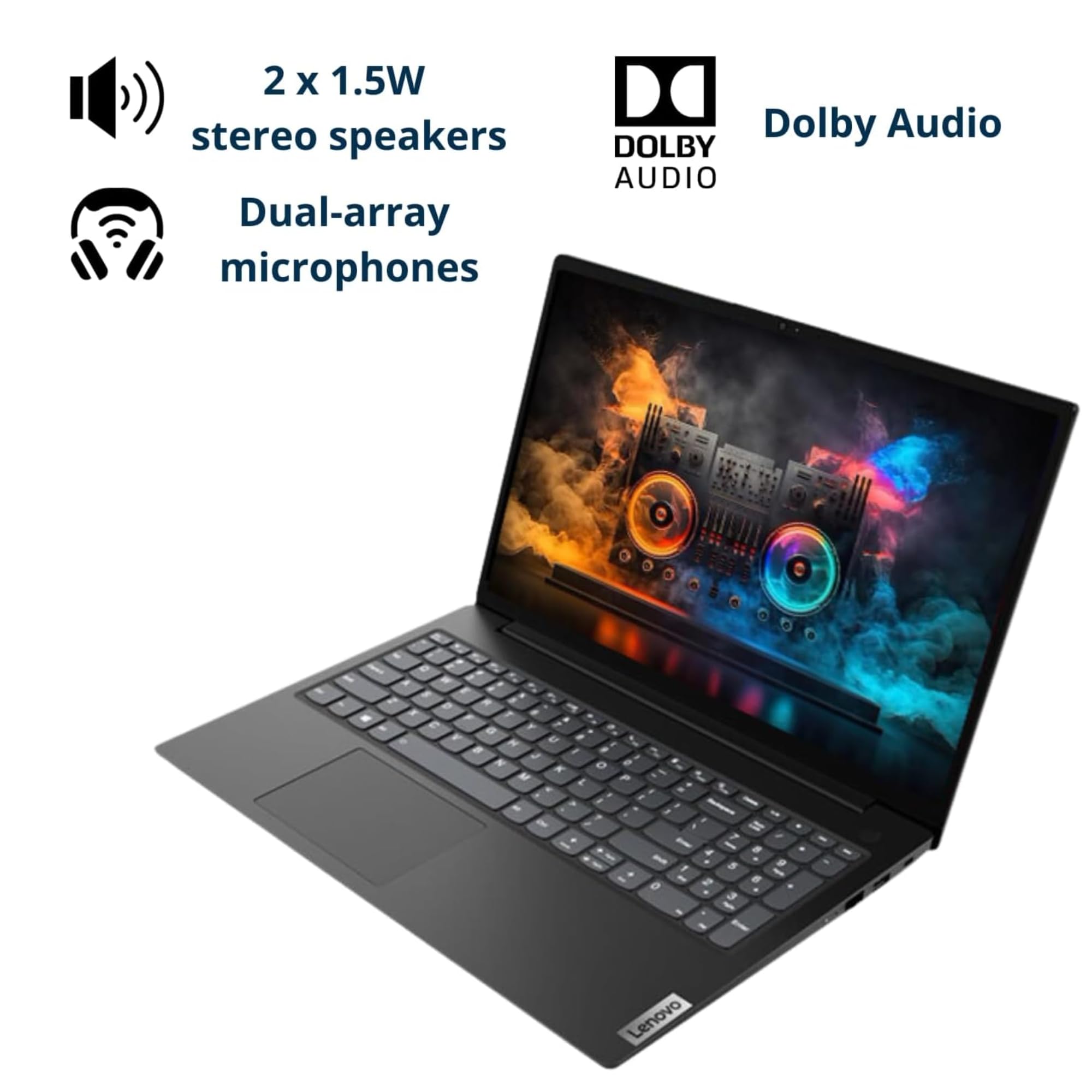 Lenovo V15 Business Laptop • 32GB RAM • 1TB SSD • Intel 4-core Processor • 15.6" FHD • Ethernet Port • HDMI • Windows 11 Pro • Sleek Design • Effortless Elegance (Renewed)