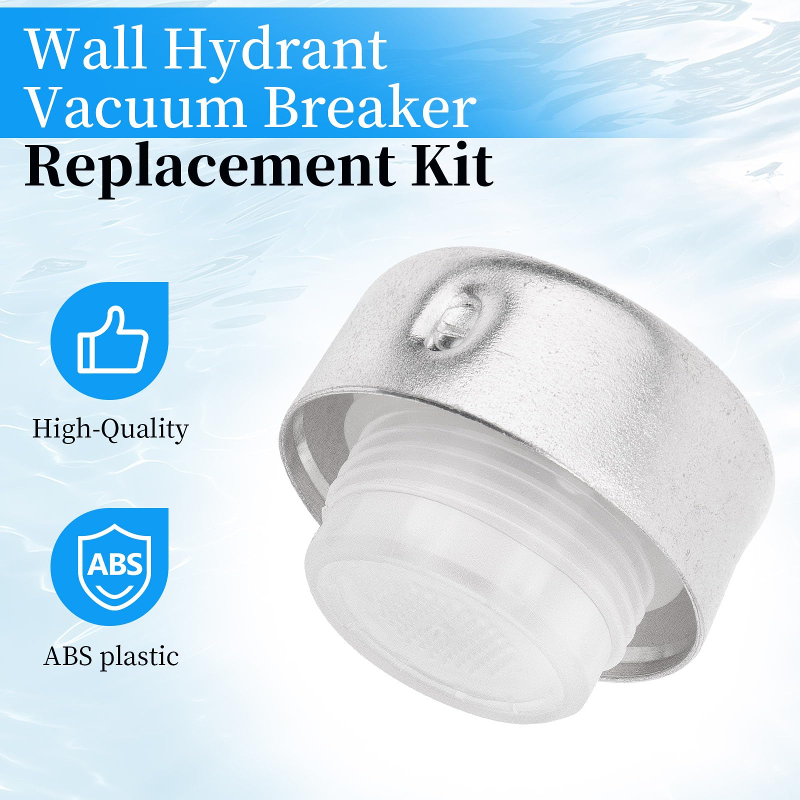 630-7500 Vacuum Breaker Repair Kit Replacement for Prier 400 500 Series, 2 Pack Outdoor Faucet Wall Hydrant Repair Accessories, Pressure Vacuum Breaker Replacement Plunger Assembly