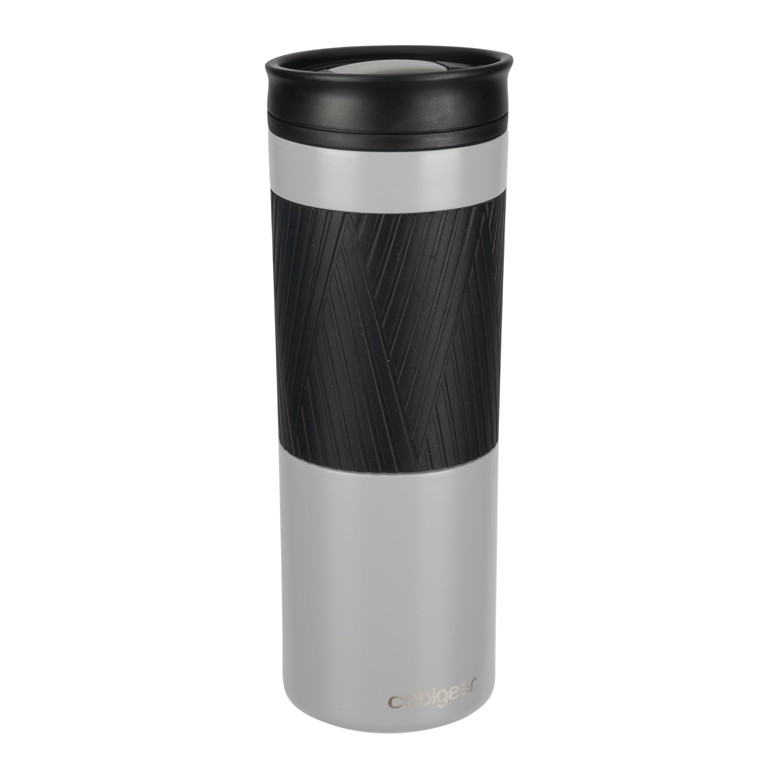 COOL GEAR 2 Pack 20oz Amelia Coffee Travel Mug with Spill Resistant Slider Lid - Blue/Black