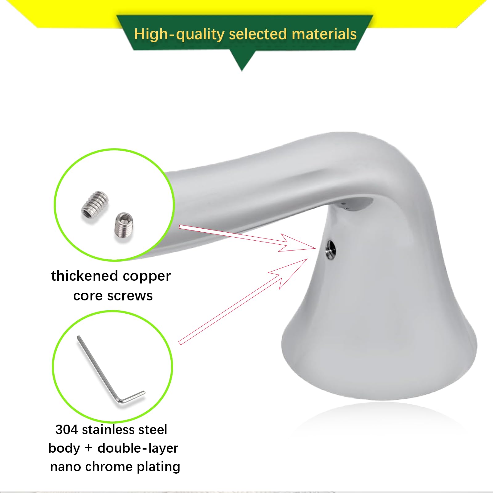 M918075-0070A Handle mounting kit wrench & Screw for American Standard Single Lever Bath Faucet M962133-0020A and more
