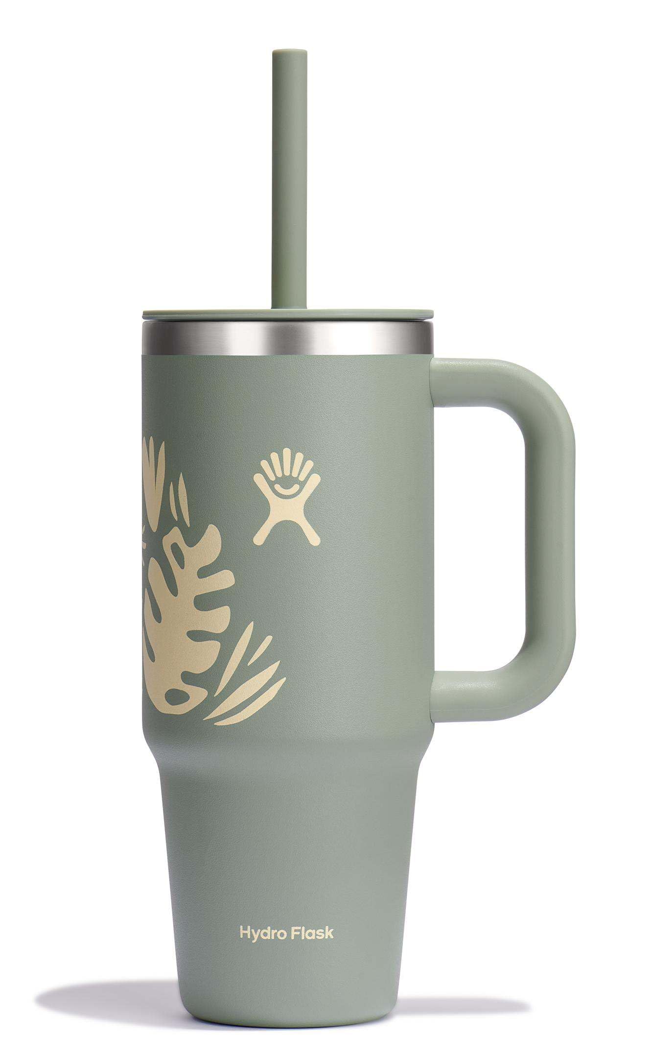 Hydro Flask 24 OZ Travel Tumbler Botanical Bliss Agave