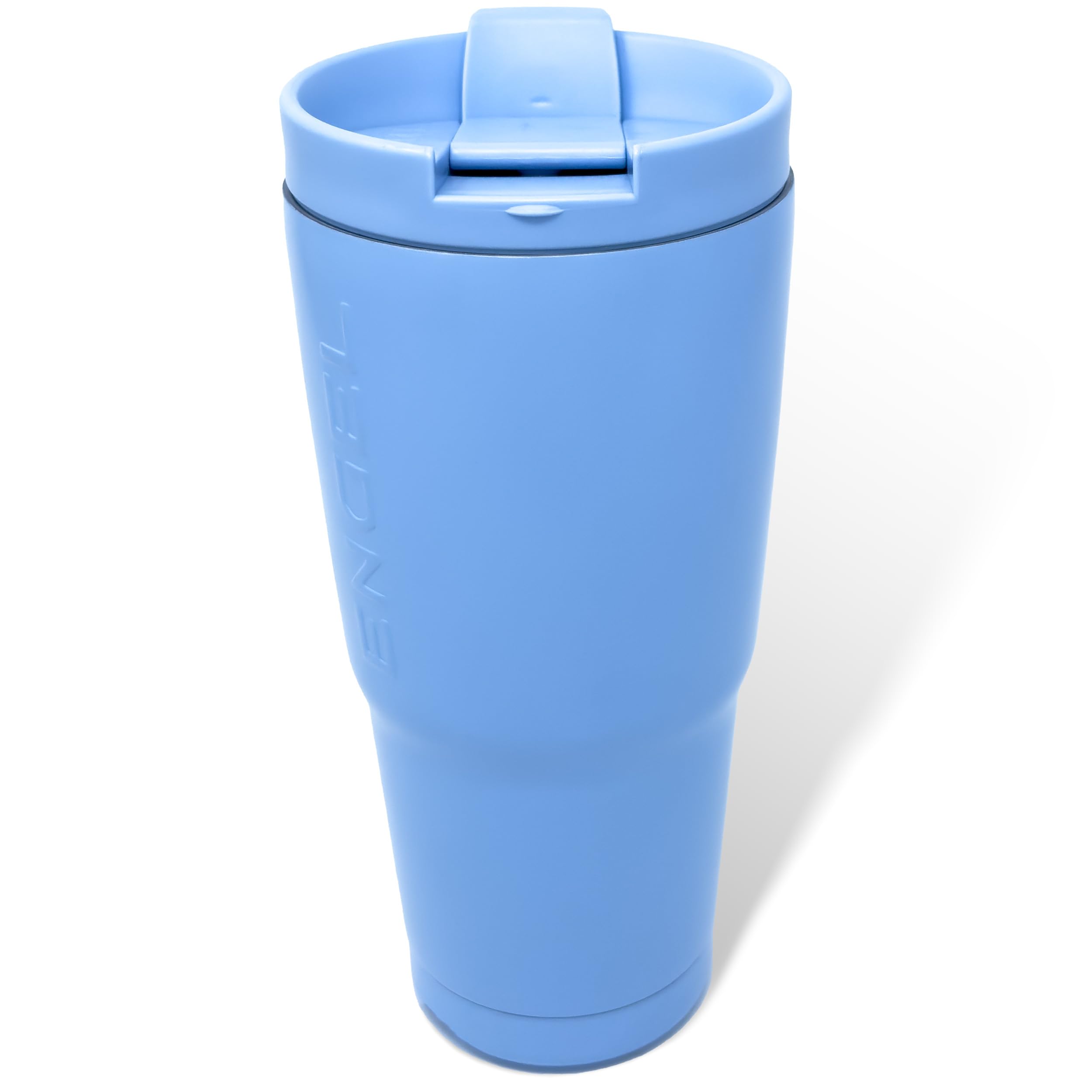 ENGEL 22oz Insulated Tumbler – Powder Coated Blue, Stainless Steel Double-Wall Vacuum Cup, Keeps Drinks Hot or Cold, Spill-Resistant Lid, Non-Slip Base in a Durable & Sweat-Free Design