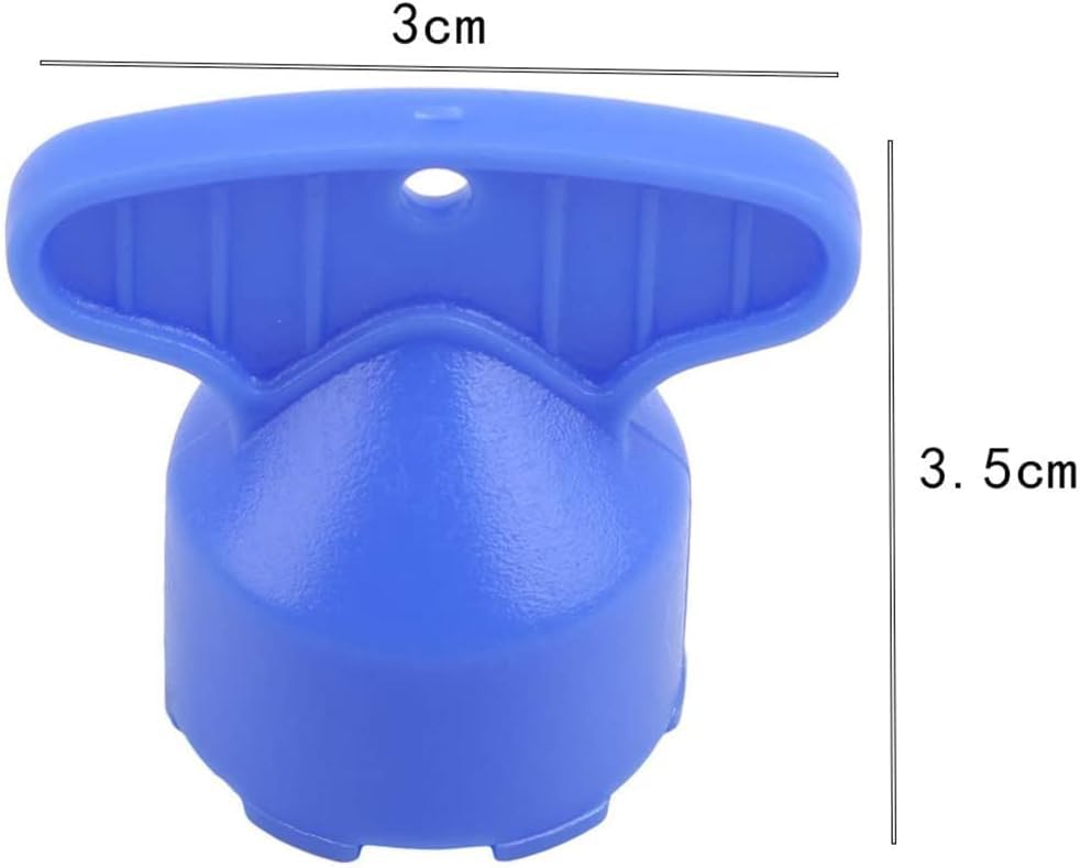 5 Pcs Blue 2.2GPM Cache Faucet Aerator Key with 5 Pieces Faucet Aerator Removal Wrench Tool Kitchen Sink Aerators Practical Design, As shown