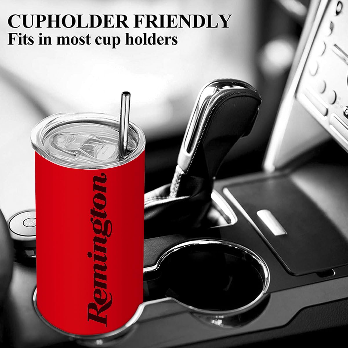 20oz Shotgun Shell Style Insulated Skinny Tumblers Cup Coffee Mug with Lid Creativity Gift 20oz Reusable Stainless Steel Water Bottle for Hot & Cold Drinks Tea Cup Iced Coffee Travel Mug