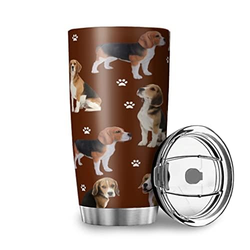 WmhrYpzhL Beagle Dog Travel Mug Dogs Coffee Cup Stainless Steel Insulation Tumbler with Lid For Home Office School Outdoor Gifts Beagle Dog-2