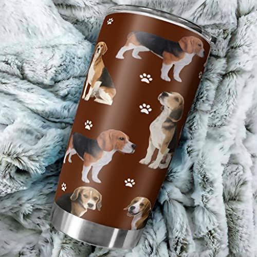 WmhrYpzhL Boxer Travel Mug Dog Coffee Cup Stainless Steel Insulation Tumbler with Lid For Ice Drinks&Hot Beverage Gifts Boxer
