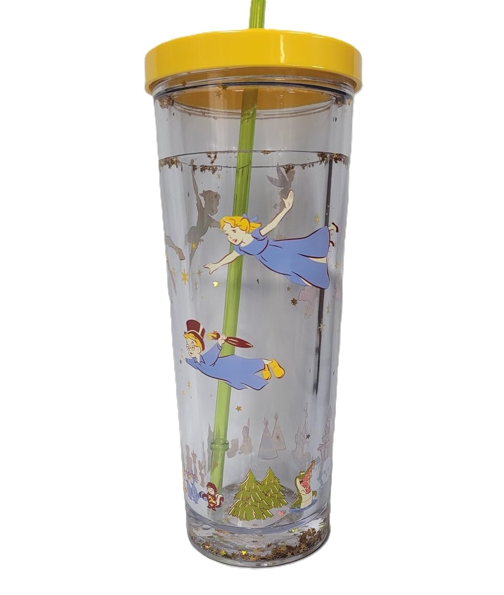 Disney Parks Peter Pan 9-inch Tumbler with Straw