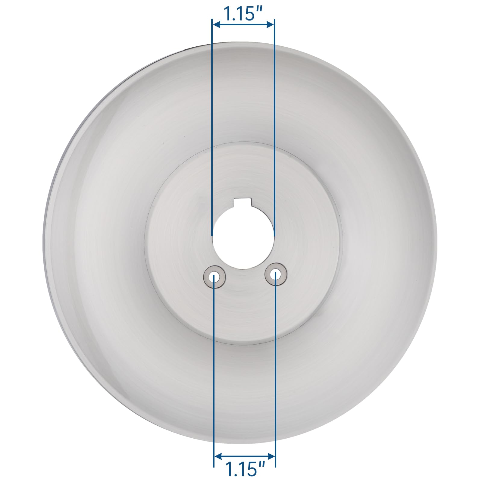 Shower Escutcheon Plate for Moen 16090, Shower Replacement Parts for Moen Chateau Collection, Escutcheon Replacement Fits for Moen Chateau Collection One-Handle Tub and Shower Faucets (Brushed Nickel)
