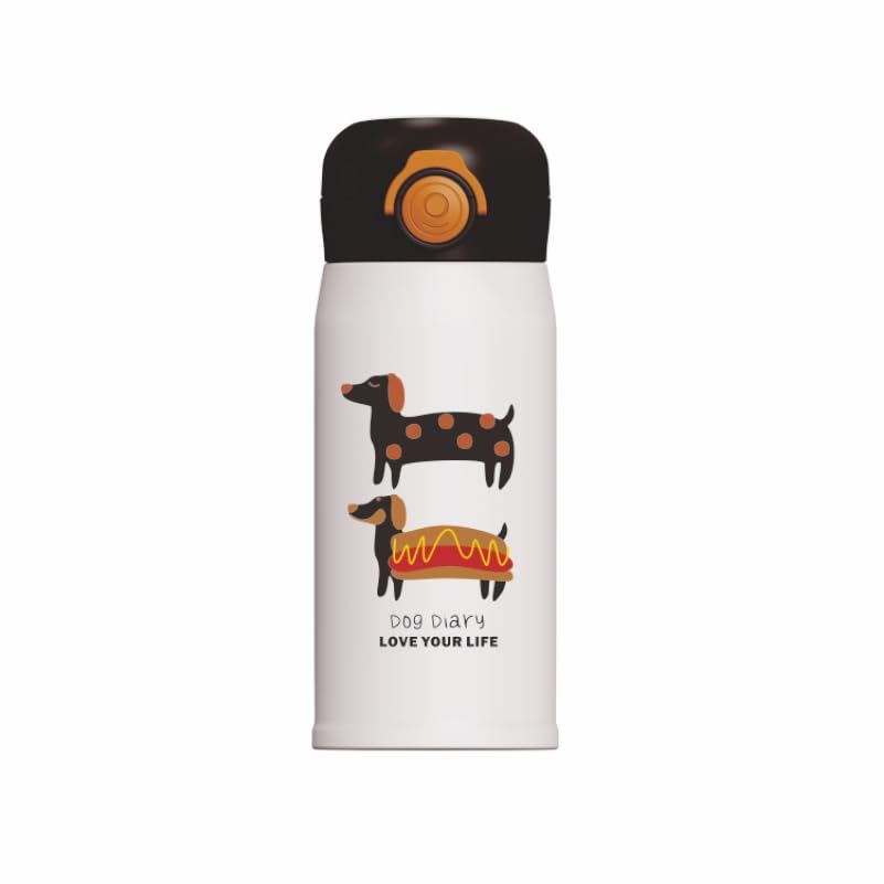 IRNATO Family Size Thermos Mug 316 Stainless Steel With Handle, Leak-proof, Can Be Freely Matched With Family Combinations, Cute Pet Logo, Easy To Carry, Full Of Flowers And Cute Pets12OZ,20OZ,40OZ