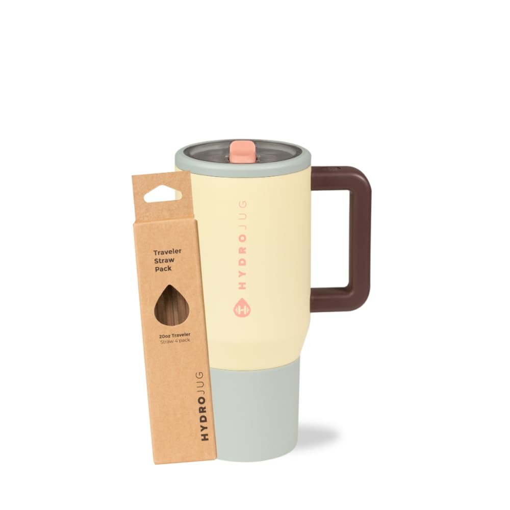 Belle 20oz Traveler + Replacement Straws