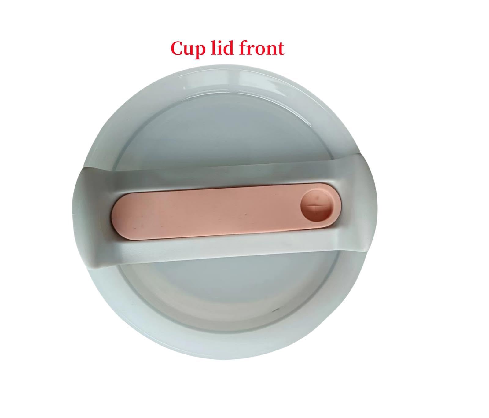 Caibomaoyi Tumbler with Handle and Straw | Cup Holder Compatible for Car | Insulated Stainless Steel Cup | Travel cup | BPA-Free | (rose quartz, 30 oz)