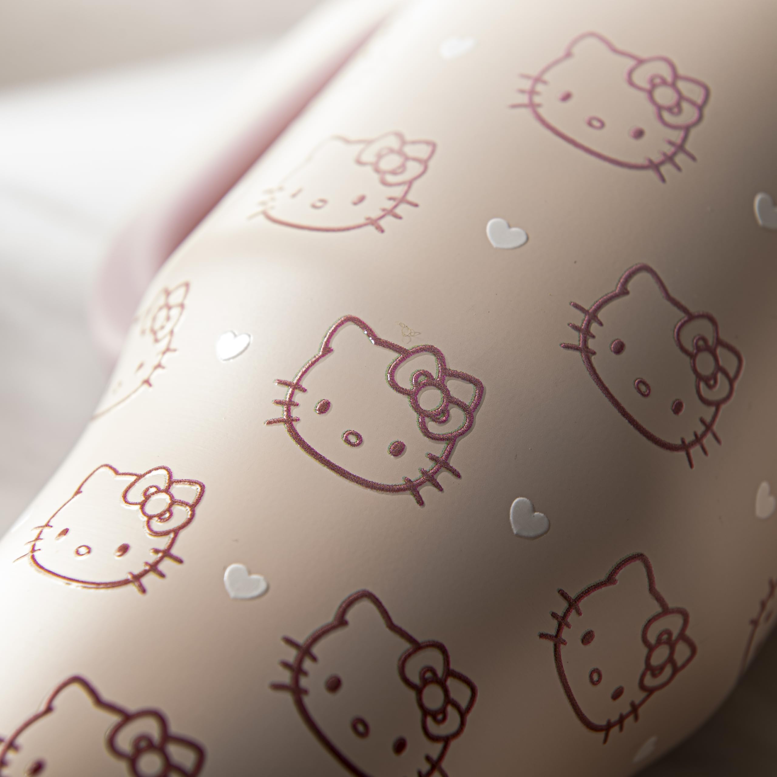Zak Designs Sanrio Sutton Travel Tumbler for On the Go or At Home, 40oz Stainless Steel with Vacuum Insulation, Silicone Straw, Carry Handle, and 3D Artwork for Cold Drinks (Hello Kitty)