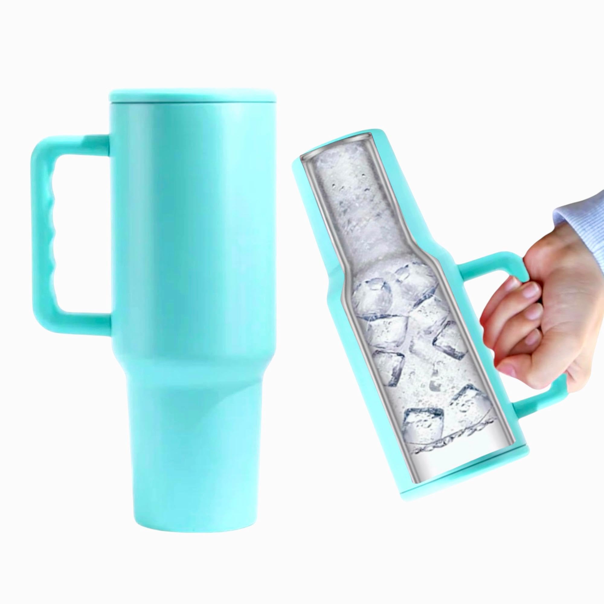 Kiki New York Tumbler with lid (Aqua Green)