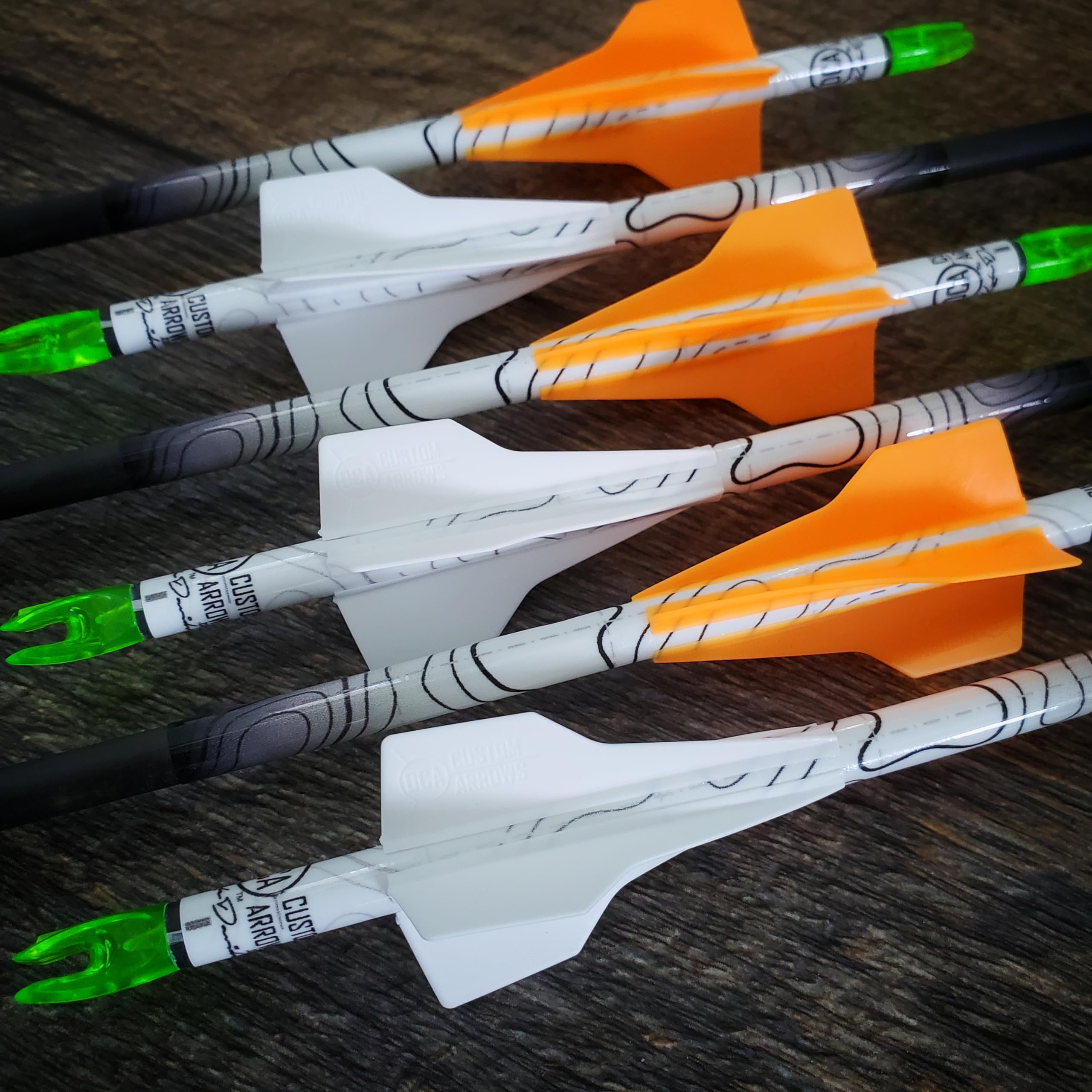DCA Custom Arrows Mini Sabre Vanes (40, Black)