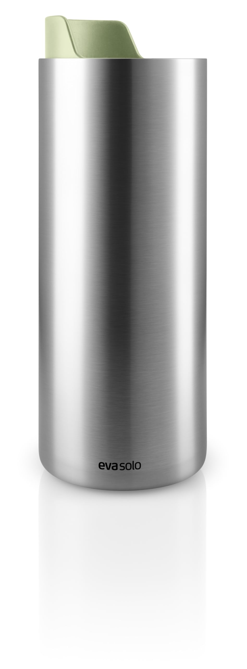 Eva Solo | Urban To Go Cup 0.35 l | Double-Walled Thermo Cup with Vacuum Insulation | Dishwasher-safe Cup with Practical Easy Grab Strap & Click Lid | Pistachio