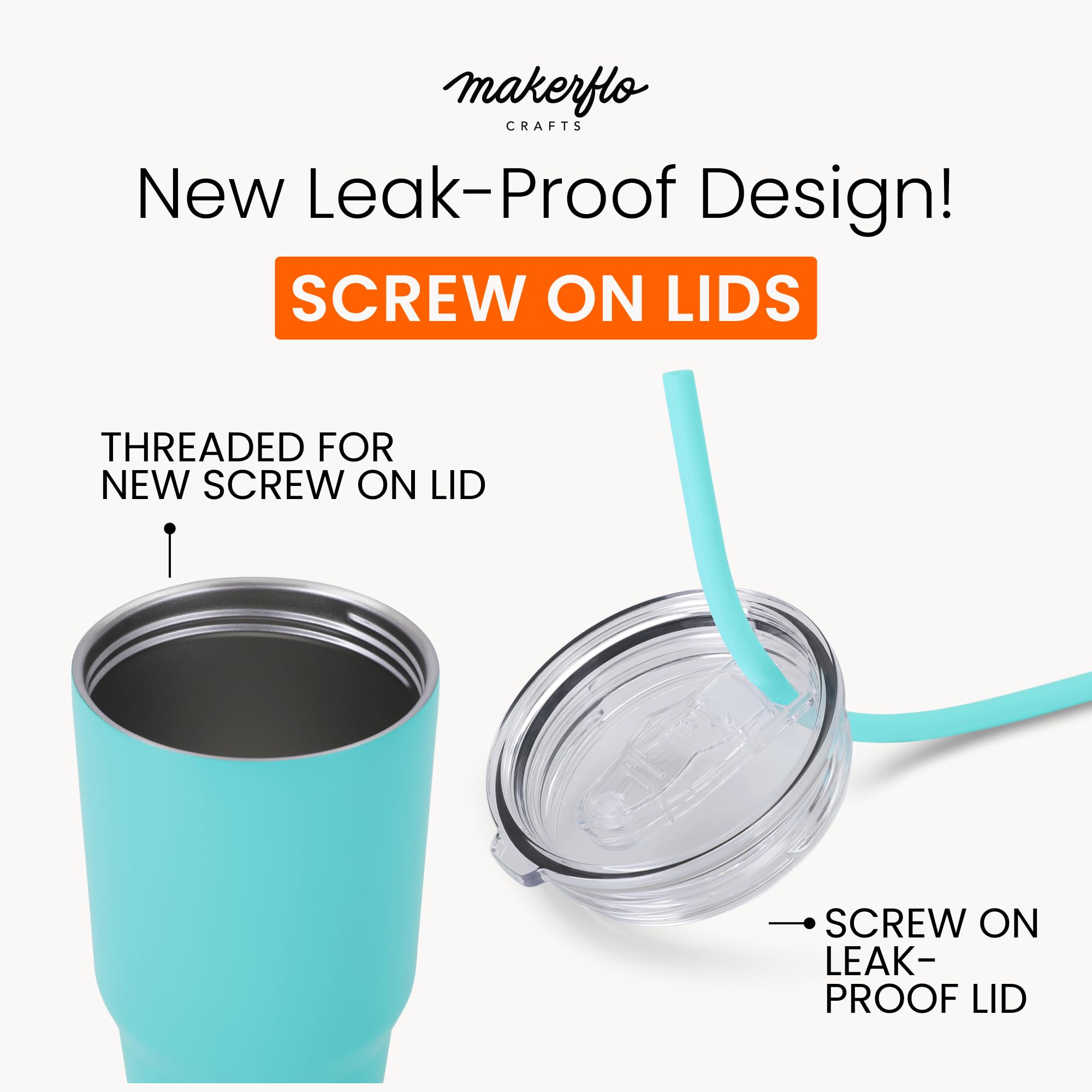 makerflo 30 oz Black Powder Coated Tumbler Pack of 1 with Upgrad Handle Option, Includes a Sliding Splash & Leak Proof Lid, Ideal for Craft, Personalization (Laser Engraving, UV DTF, Epoxy, Vinyl)