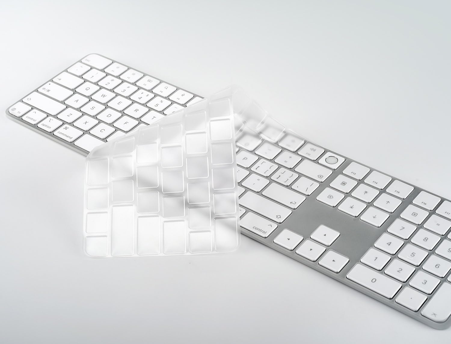 Keyboard Cover Skin for Apple Magic Keyboard with Touch ID and Numeric Keypad (M4 Chip A3119 MXK73LL/A, USB–C), Apple Magic Keyboard Cover - TPU