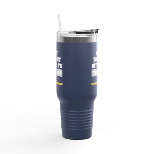 Chief Warrant Officer 4's Travel Mug: Insulated Stainless Steel Tumbler with Handle and Straw, Military Gift (40oz)